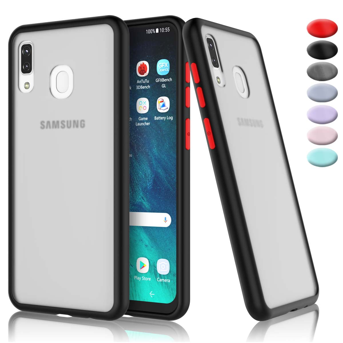 Galaxy A20 A30 A205U Case, Takfox Hard Case for Galaxy A20 Shock ...