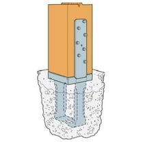 Simpson Strong-Tie CBSQ66-SDS2 - Galvanized Standoff Column Base for ...