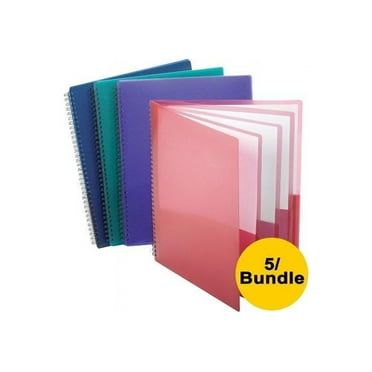 Oxford, OXF5740404, Wire Binding 8-Pocket Folders, 1 Each, Assorted ...