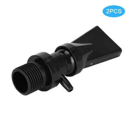 Fosa 2pcs 360° Rotating Adapter Aquarium Duckbill Nozzle Fish Tank ...