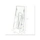 deflecto Stand Tall Literature Holder, 4 9/16w x 3 1/4d x 11 7/8h ...