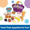 Learning Resources New Sprouts Breakfast Foods Basket, Pretend Play ...