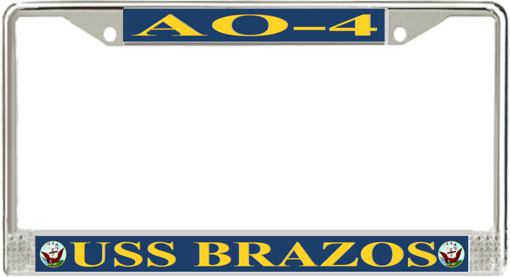 USS Brazos AO-4 License Plate Frame - Walmart.com