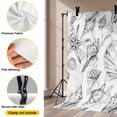 10x8ft Photo Backdrop, Summer Beach Starfish Soft Polyester Backdrop ...