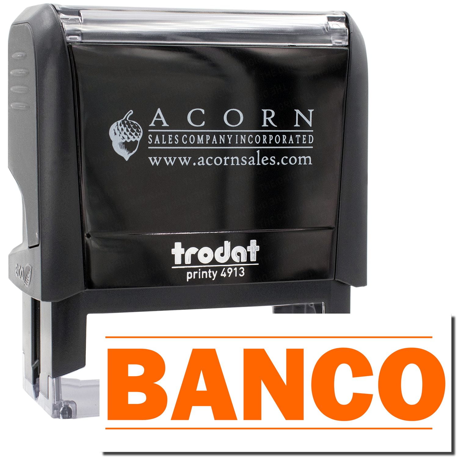 Large Self-Inking Bold Banco Stamp, Trodat Printy 4913, Press and Print ...