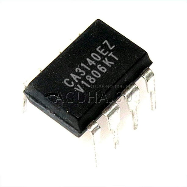 10Pcs CA3140EZ DIP8 CA3140 DIP 4.5MHz BiMOS Operational Amplifier with MOSFET Input/Bipolar ...