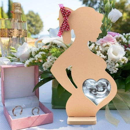 kurtrusly Photo Frames Wooden Pregnant Women Frame Firm Durable ...