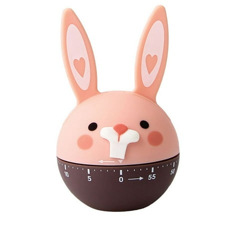 Cheers Adorable Effective Timer 3D Cartoon Rabbit Shape Plastic Kitchen ...