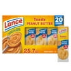 Lance Toasted Peanut Butter Sandwich Crackers, 8 Individually Wrapped ...