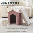 Cat Beds for Indoor Cats,Cat Houses,Cat Cave with Orthopedic Cushion ...