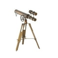 DecMode 17" x 18" Brass Metal Telescope, 1-Piece - Walmart.com