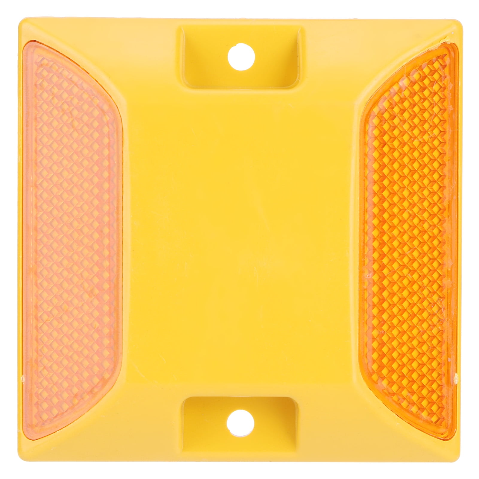 Garhelper 6PCS Double Yellow Plastic Road Reflectors Street Pavement ...