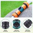 ABS Nipple Coupler Flows Control Valves for Home Industrial Garden Pipe ...