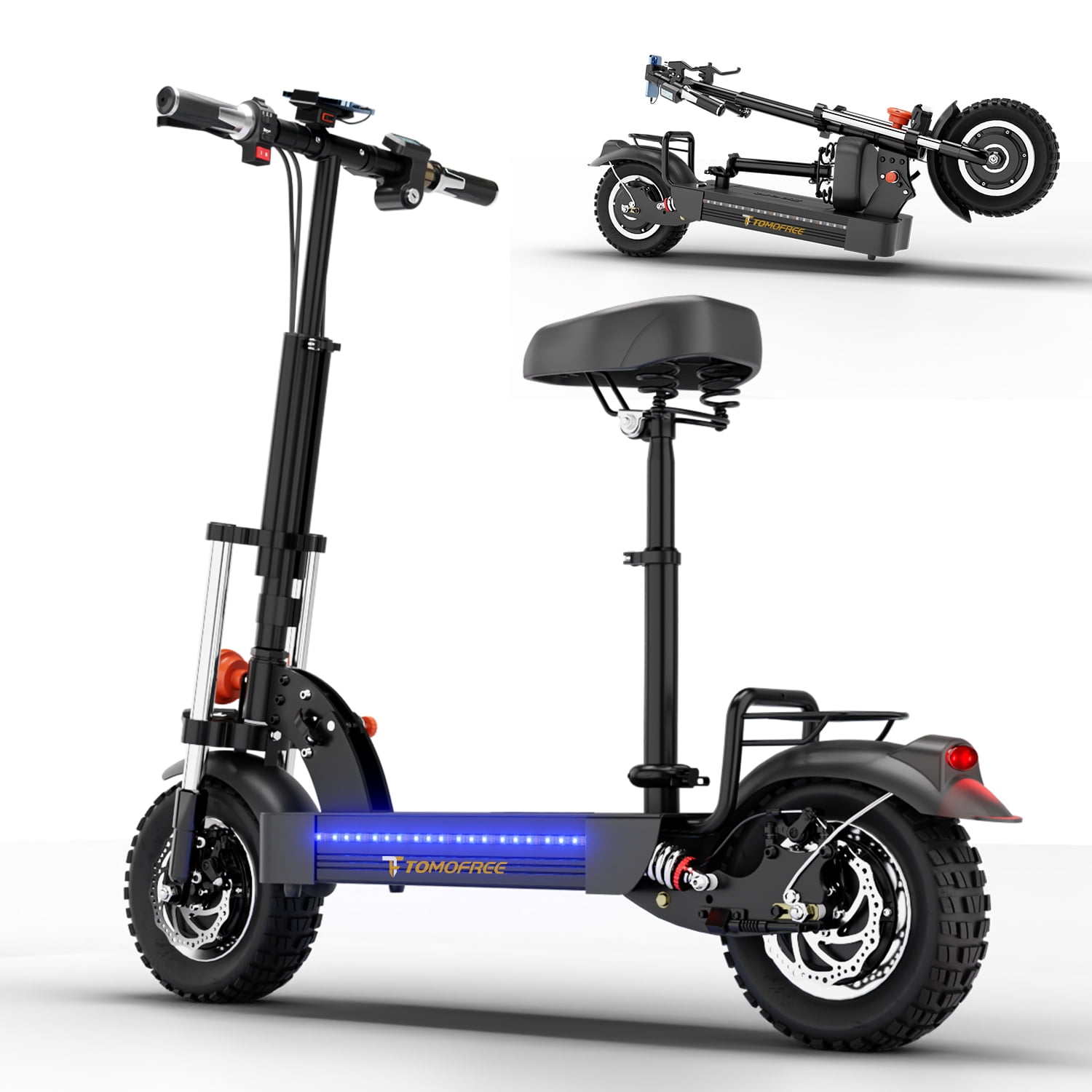 Electric Scooter for Adults, 2400W Dual Motor, 40MPH 40Miles Long Range ...