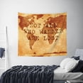 Balery Not All Those Who Wander Are Lost2 Pattern Tapestry 60x51 Inches ...