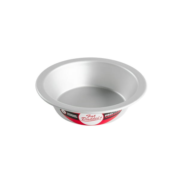 Fat Daddio's PIE-6 Anodized Aluminum Pie Pan, 6 x 1.5 inch - Walmart.com