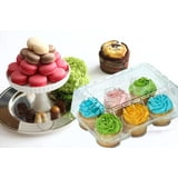 Walmart Clear 6-Compartment Cupcake Box Dividers, 4" High for High ...