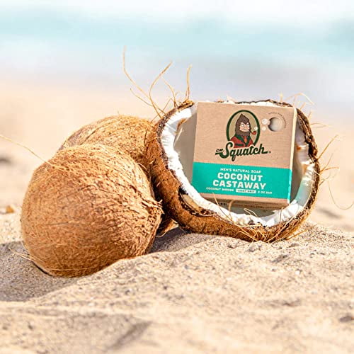 Buy Dr Squatch All Natural Bar Soap For Men With Light Grit Coconut