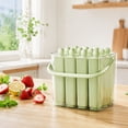 Long Ice Stick Tray, Food Grade Cream White, 12 Sticks Single Pack Fits ...