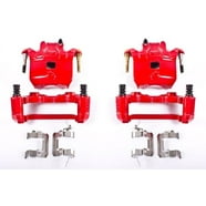 Power Stop S5474 Red Powder-Coated Performance Calipers -Front ...