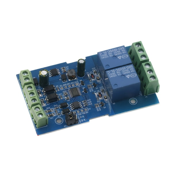 Modbus-Rtu 7-24V 2-way 4-way relay module switch input and output RS485 ...