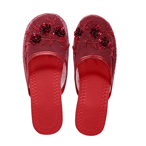 Women's Mesh Slippers with Sequin Available in 15 Colors - Walmart.com