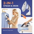 Steamer for Clothes, 1600W 2-in-1 Steamer & Iron with Large Ceramic ...