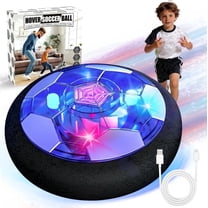 Hover Soccer Ball with LED Light and Foam Bumper Indoor Outdoor Toys ...