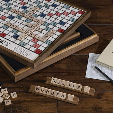 Scrabble Deluxe 2-in-1 Wall Edition Tile Game, by Winning Solutions ...