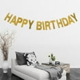 Shuliwen birthday banner 3m Glitter HAPPY BIRTHDAY Bunting Banners ...