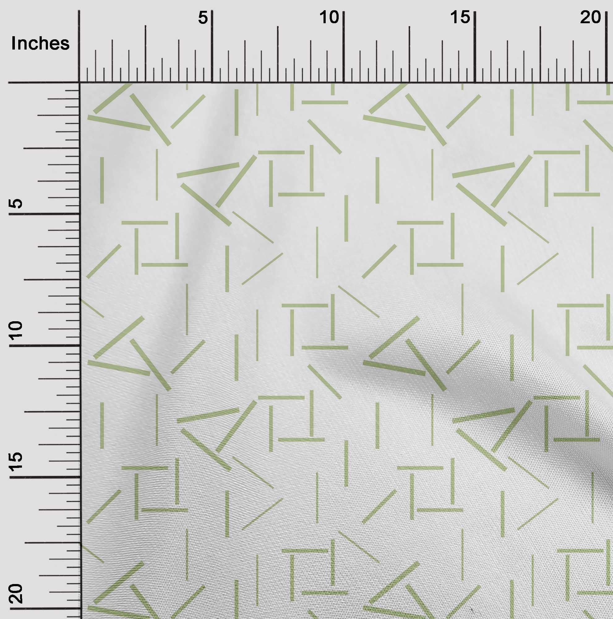 oneOone Silk Tabby Fabric Line Geometric Print Fabric By The Yard 42 ...
