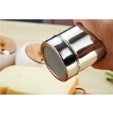 MOQIN Salt and Pepper Shakers ,4 oz Glass Bottom Salt Pepper Shaker ...