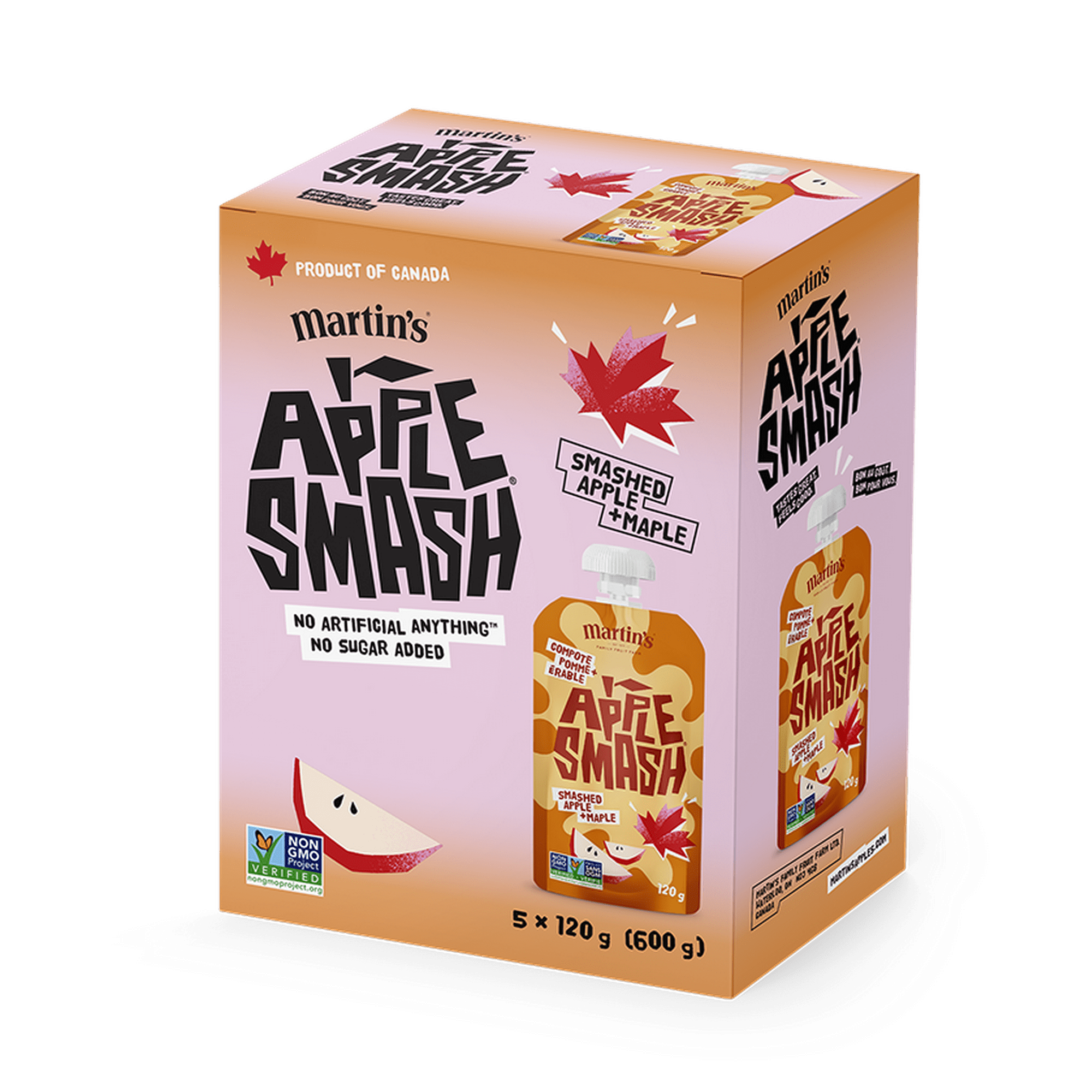 Click here for Apple Smash Apple Maple 5pk 120g prices