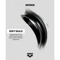 Arena Spider Swimming Goggles, Smoke Black, Adjustable Strap, Anti-Fog ...