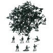 "8 Piece Assorted 4"" Plastic Army Men Set, Large Action Military Toy ...