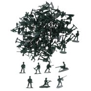 "8 Piece Assorted 4"" Plastic Army Men Set, Large Action Military Toy ...