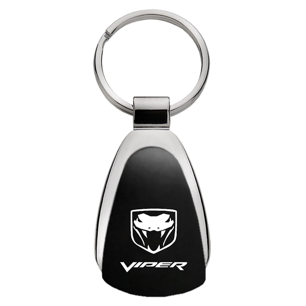 Au-TOMOTIVE GOLD Viper Black Teardrop Key Fob (Fangs) - Walmart.com