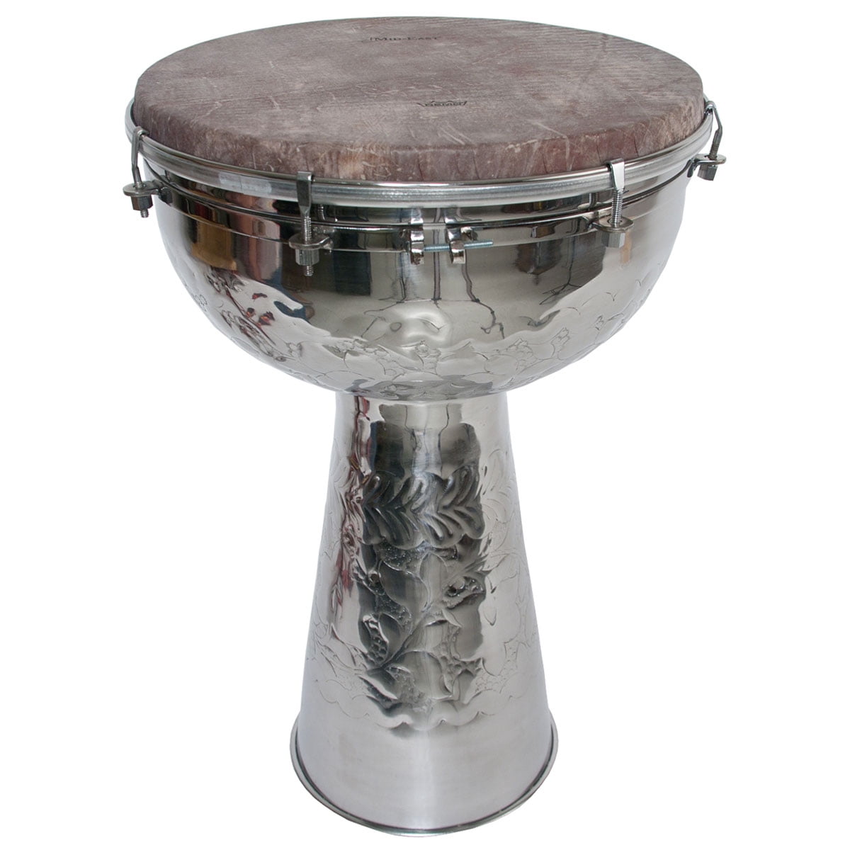 Mid-East Metal Doumbek w/ Skyndeep Head and Internal Jingles 12"x18 ...