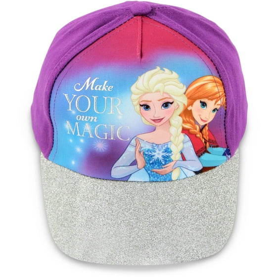 Disney - Little Girls Frozen Elsa and Anna Cotton Baseball Cap ...