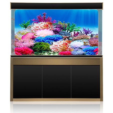 Fish Tank Painting Aquarium Background Fish Tank Decorations Pictures ...