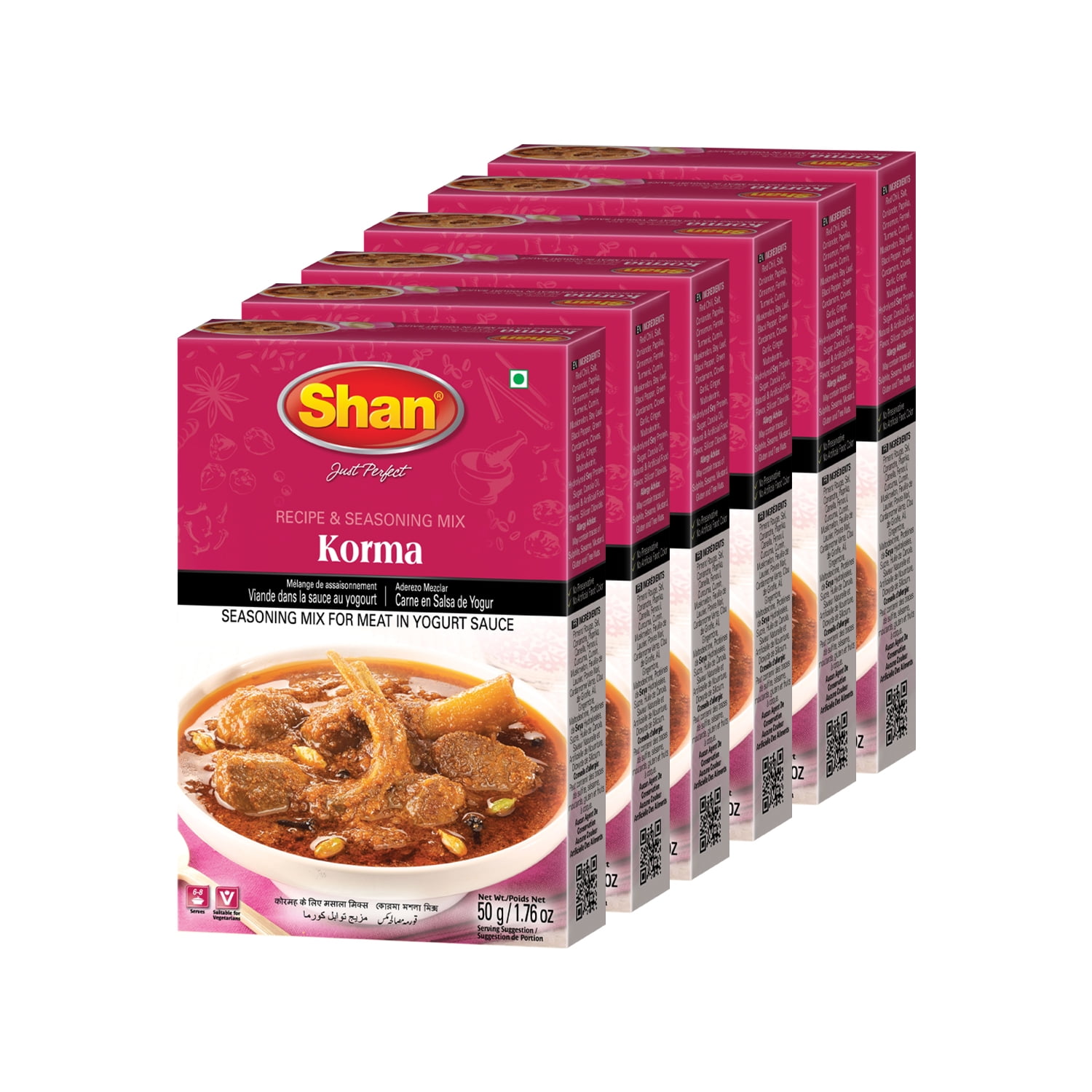 Click here for Shan Korma Masala  50 Gram (Pack Of 6) prices