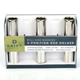 D DRIFT ALL THINGS WATER Stainless Steel Marine Triple Rod Holder Rack ...