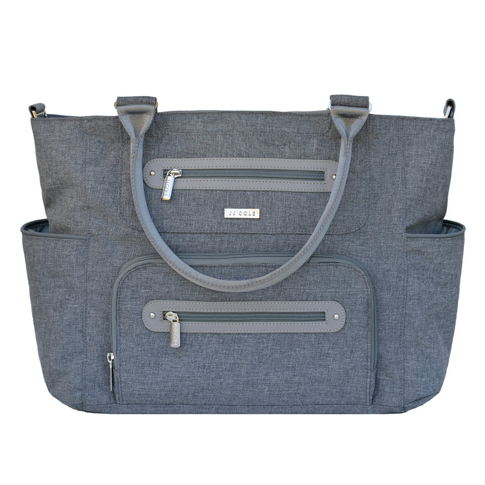 Jj Cole Caprice Satchel Diaper Bag Heather Grey