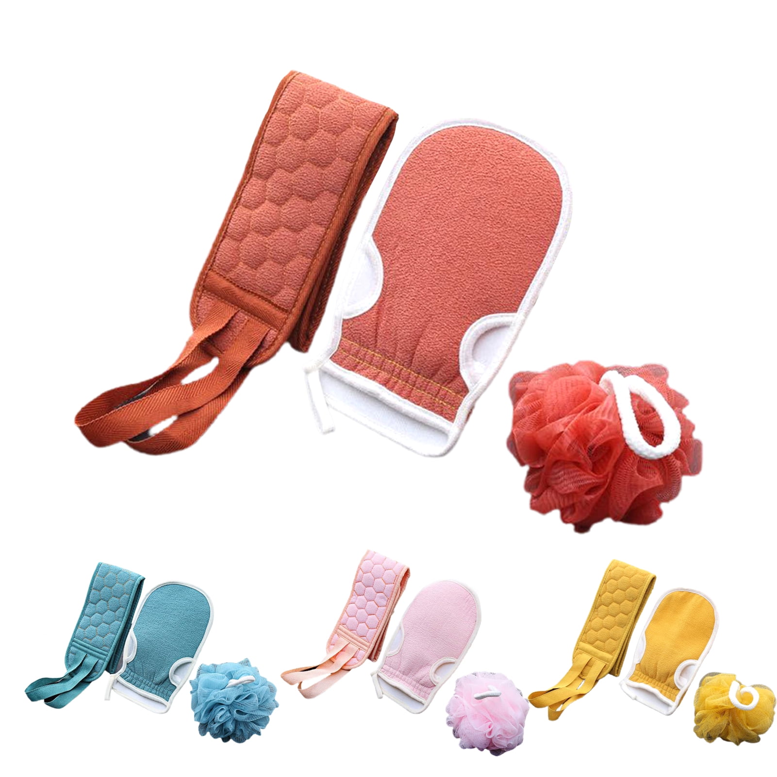 Dream Lifestyle Bath Towel Set,Includes Exfoliator Strip & Bath Towel ...