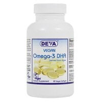 Deva Vegan Essential Omega 3 DHA EPA Vitamins - 90 Softgels - Walmart.com