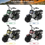 Oryxearth Mini Gas Dirt Bike, 105cc 4-Stroke Motorcycle, 24mph, Off Road Racing, Red - Walmart.com