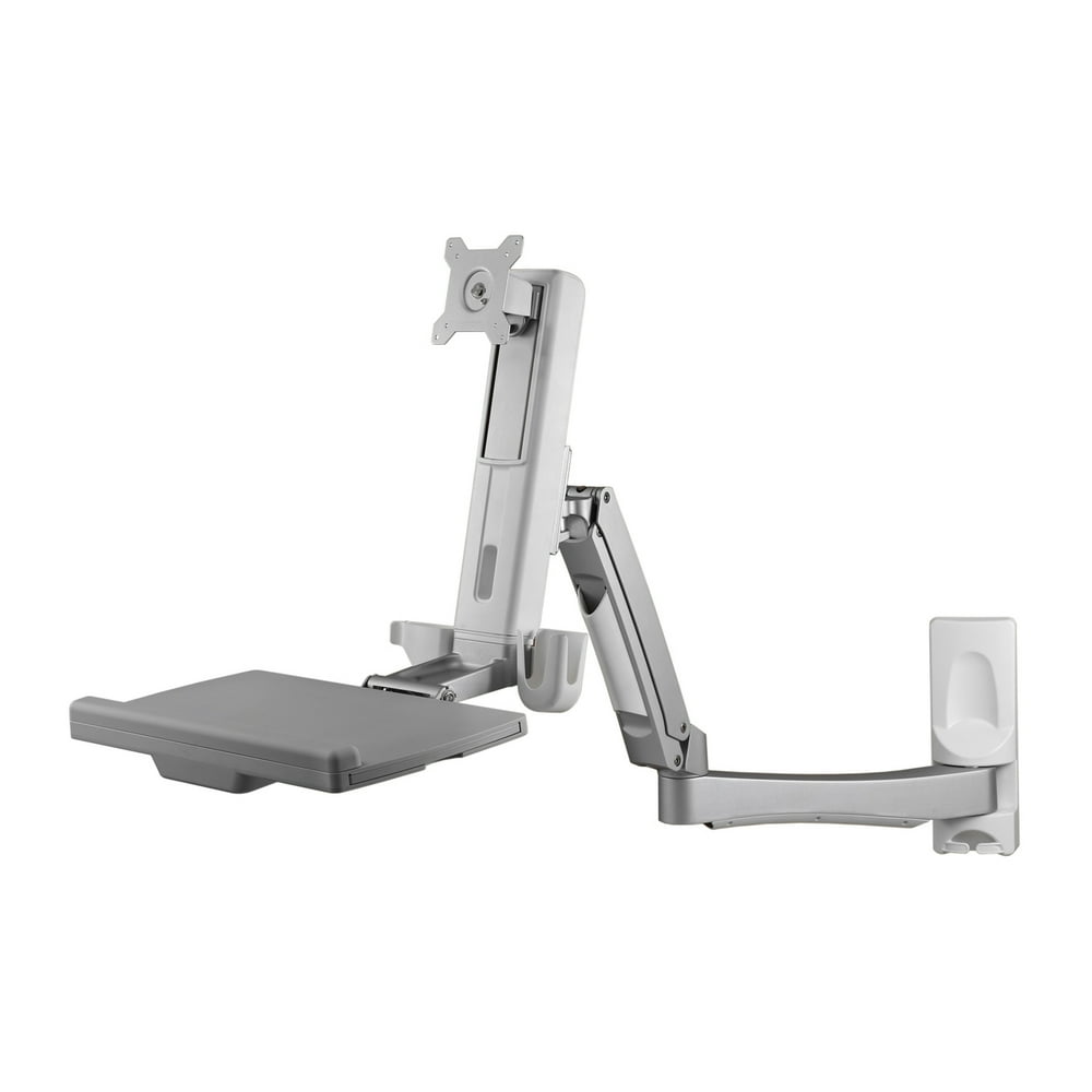 Amer Networks Sit-Stand Swing Arm Wall Mount Computer Workstation ...