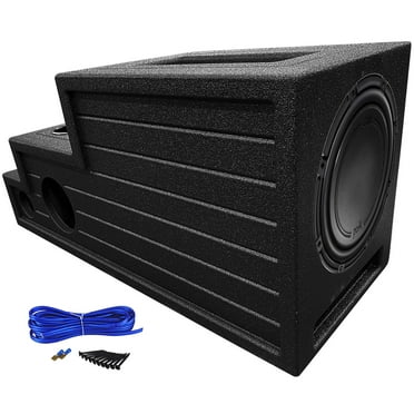 Polk 12" Subwoofer+Center Console Box For 2015-22 FORD F150+2017-22 ...