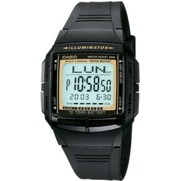 Casio Men's Classic Digital World Time Watch, Black/Gold - AE1400WH-9AV - Walmart.com