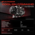 A-Premium A/C Compressor with Clutch Replacement Part Compatible with ...